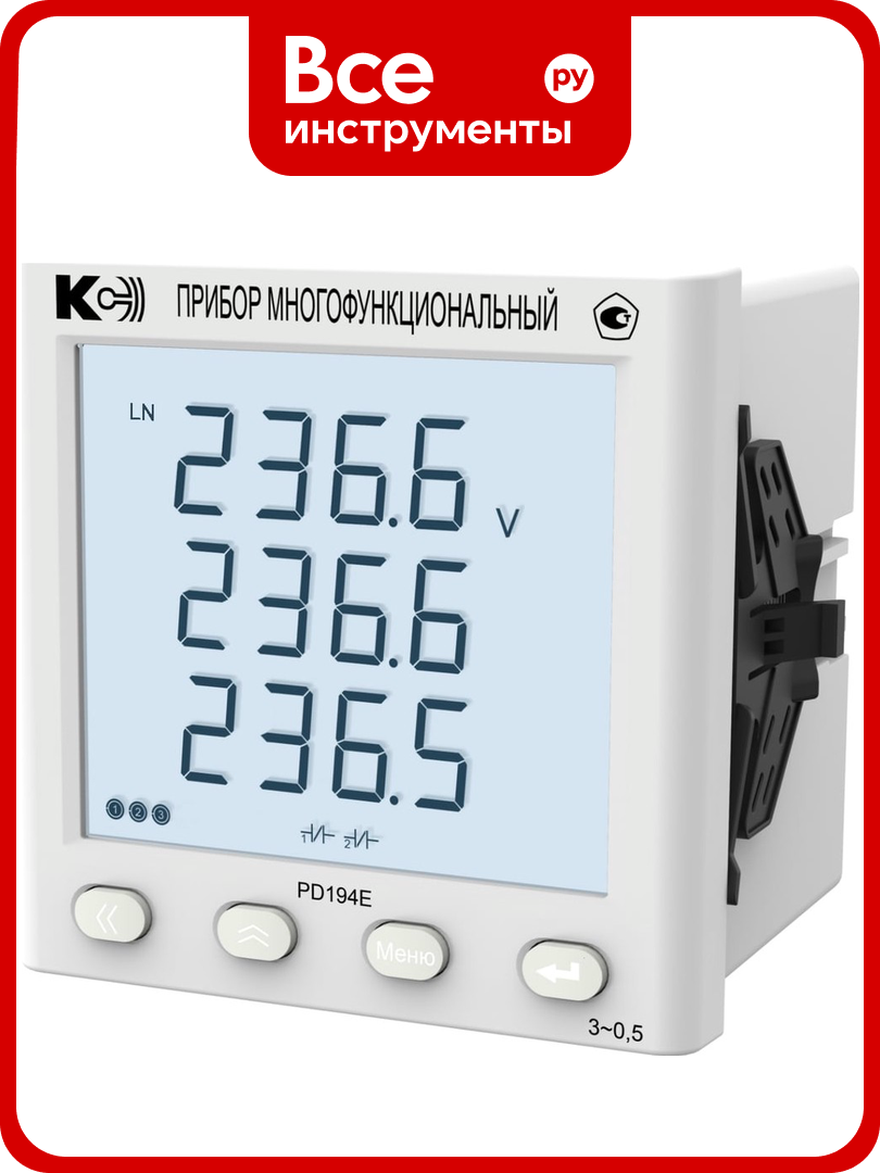 Многофункциональный прибор КС PD194E-9K3T-11021-5А/5А-500В-3.4-0.5 59185031