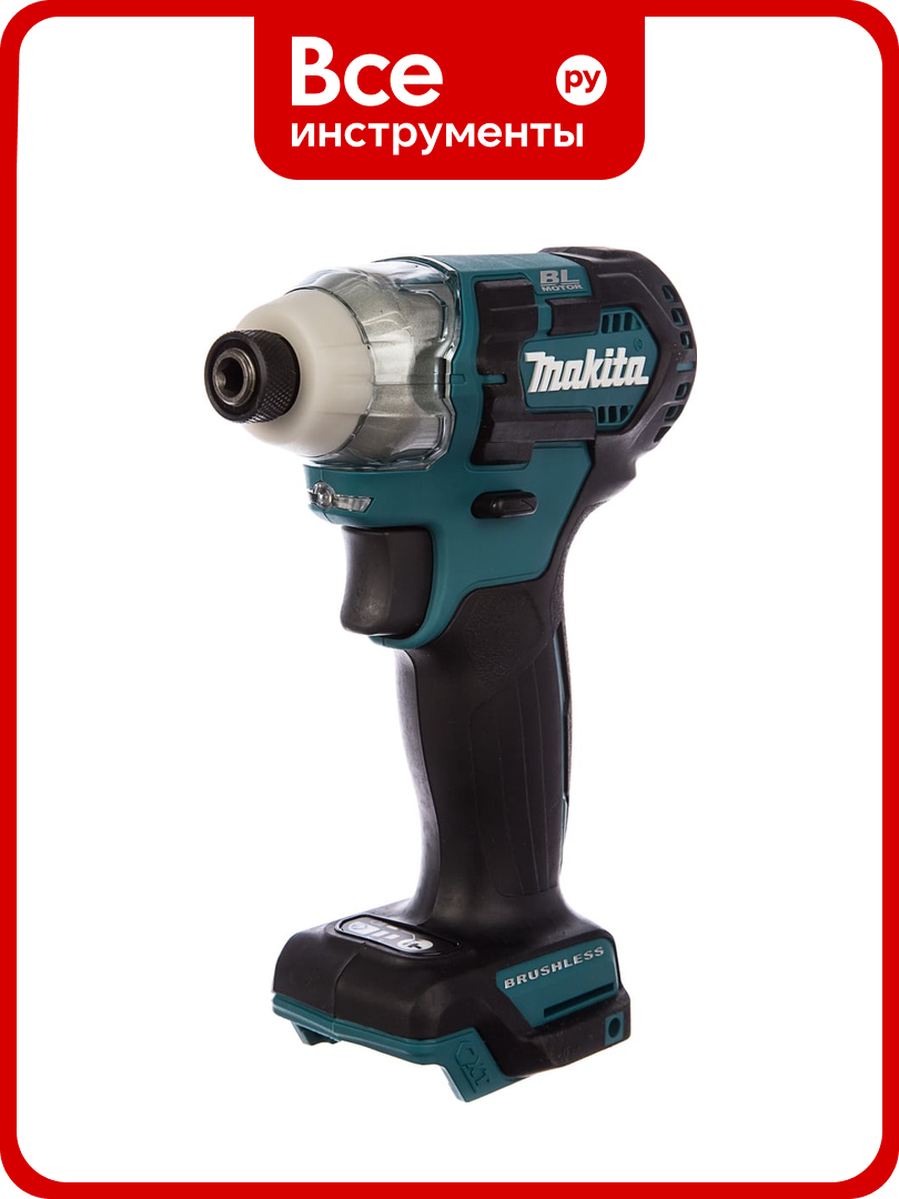 Шуруповерт Makita TD111DZ, бесщеточный, Li-Ion аккумулятор, 12В