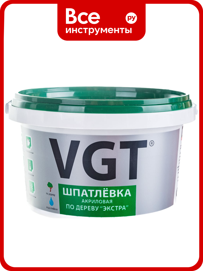 Шпаклевка по дереву Экстра Венге 1 кг VGT 11602862