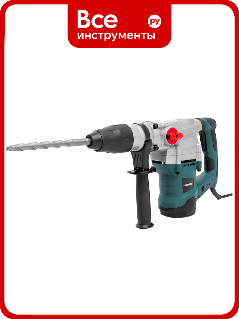Перфоратор FAVOURITE RH 1800M, 12Дж, SDS-max 1800 Вт, для быстрой замены рабочей оснастки
