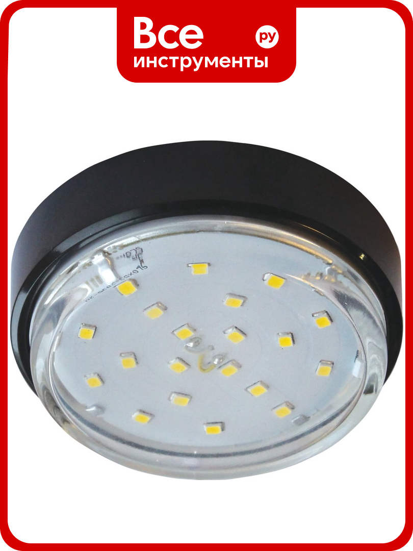 Накладной светильник Ecola GX53 DGX5318 Легкий Черный 18x88 FB53FFECD