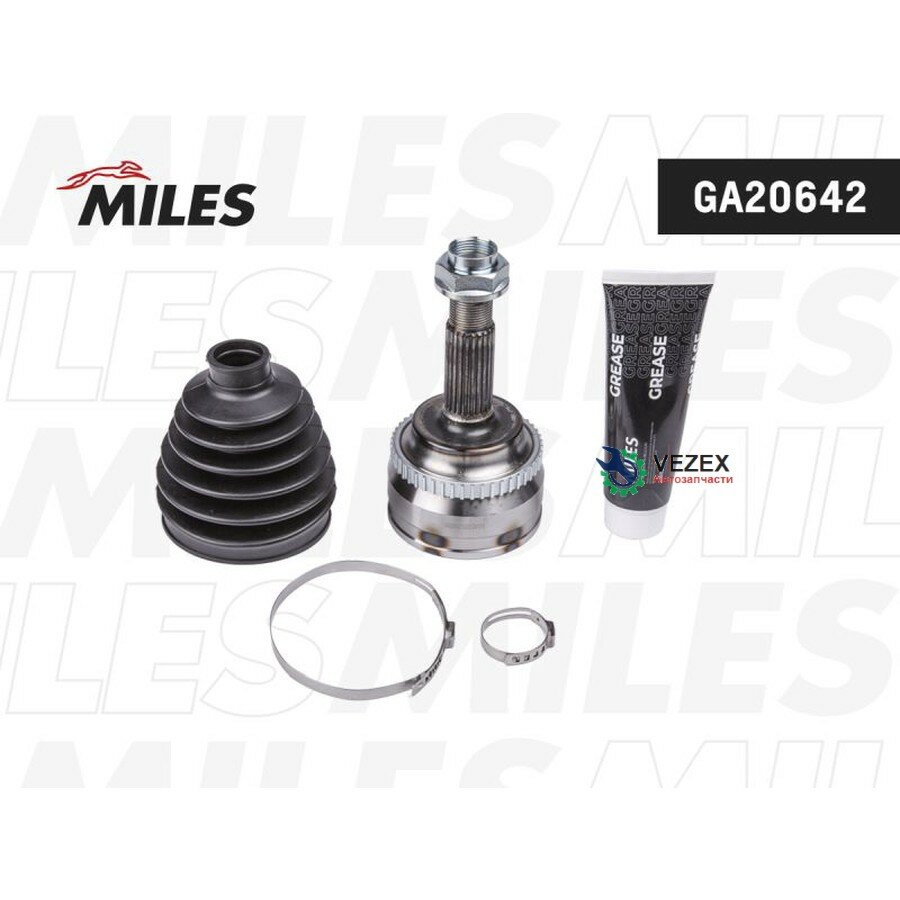 MILES GA20642 ШРУС наружный с ABS TOYOTA YARIS I/VERSO 1.3-1.5VVTI 99-05 (GKN 304703) GA20642