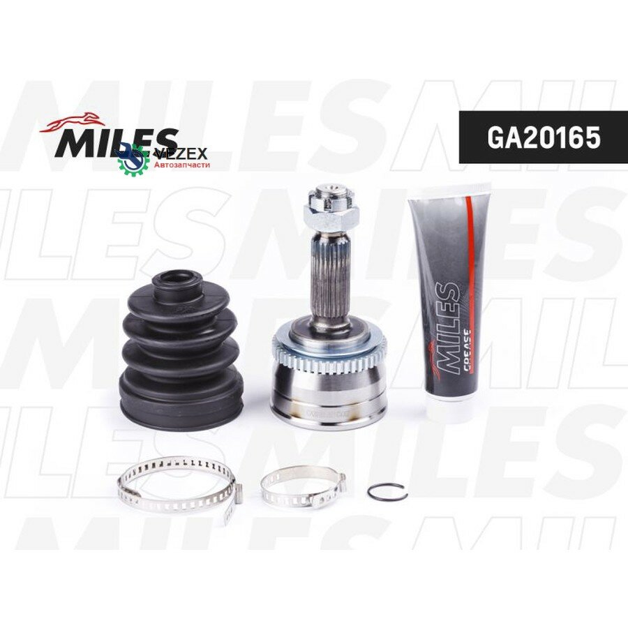 MILES GA20165 ШРУС наружный HYUNDAI GETZ 1.3-1.6 02- (с ABS) (GKN 303904) GA20165