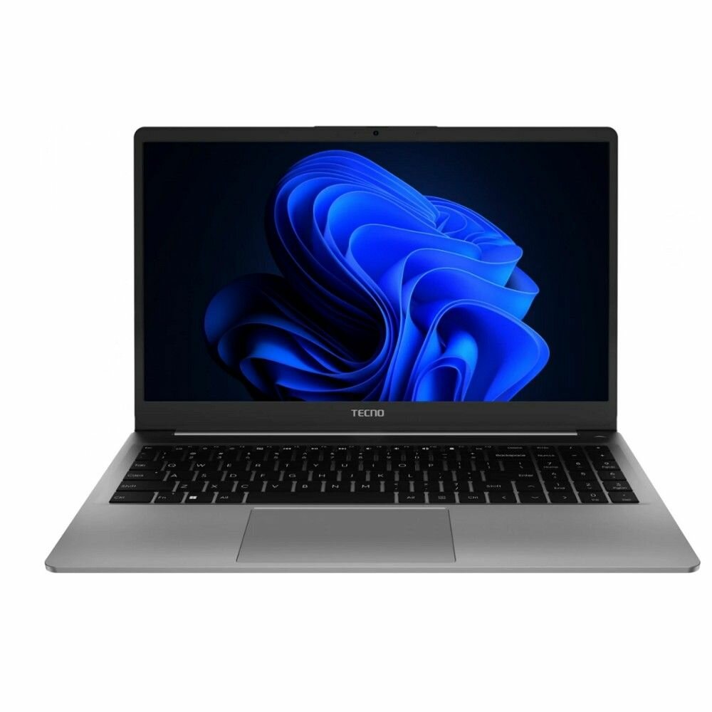 Ноутбук Tecno MegaBook K15SRA Grey 15.6" FHD IPS Intel Core i5 13420H 8ГБ / 512ГБ SSD Intel Graphics Windows 11 Home