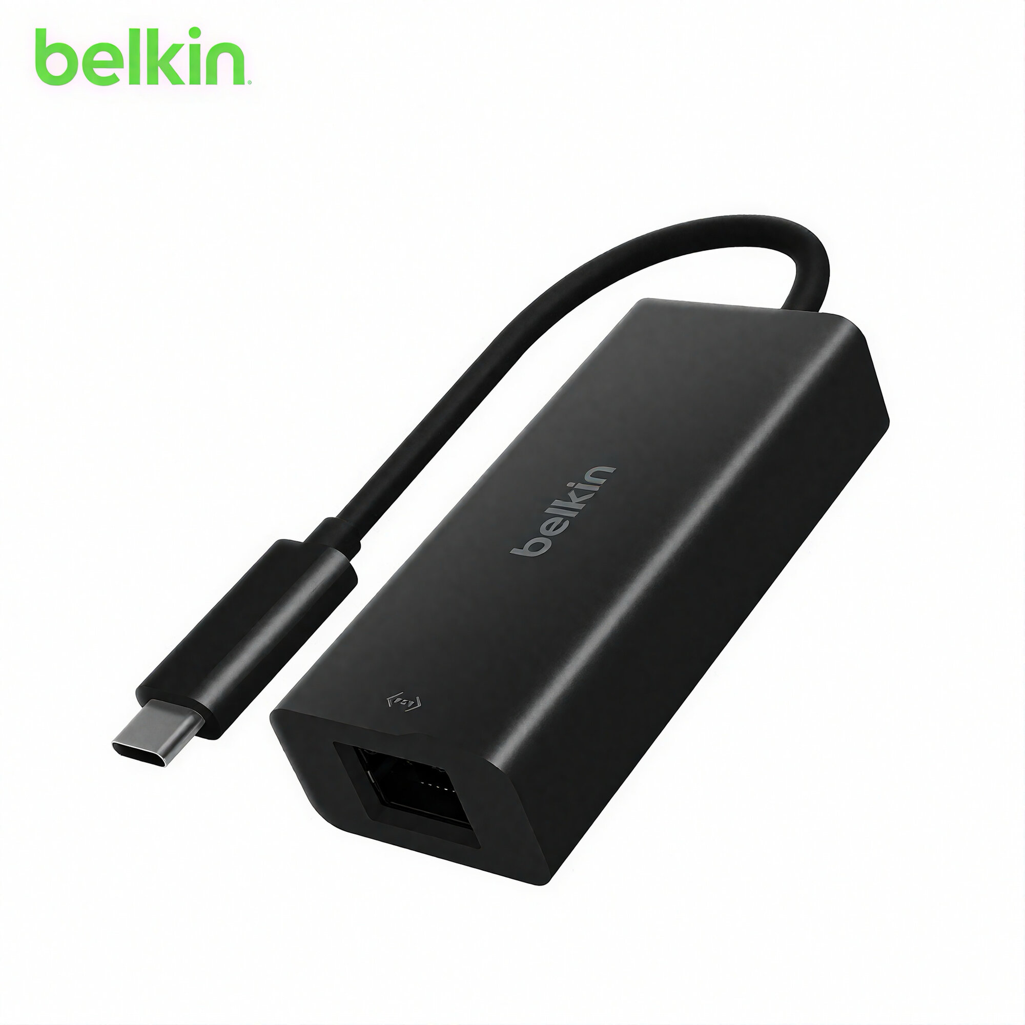 Адаптер Belkin USB-C → Ethernet 2.5Gbps (сверхгигабитный), переходник для сетевого кабеля