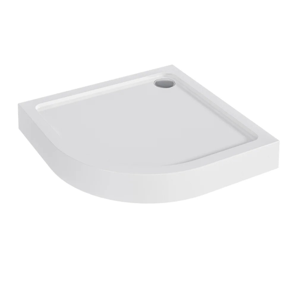 Поддон для душа 1MarKa Флэт (Flat) 100x100 см, акриловый, угловой, средний, российский
