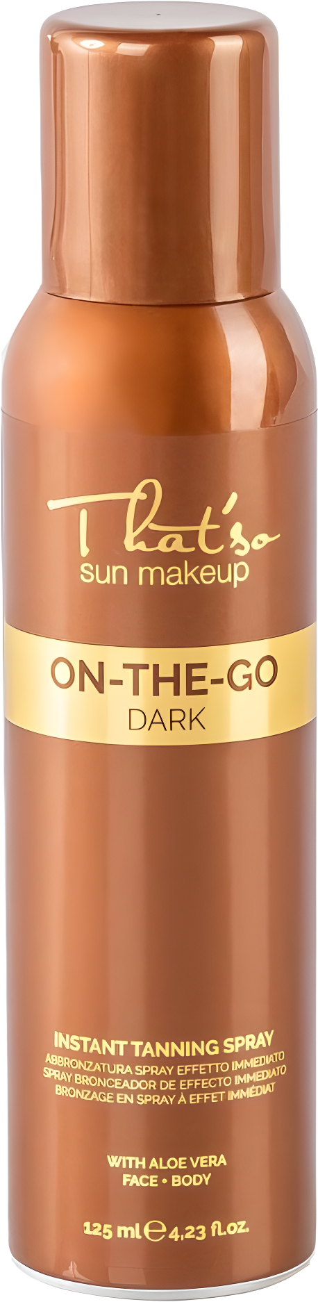 That’so Спрей-автозагар бронзово-золотистый On The Go Dark Tanning Spray