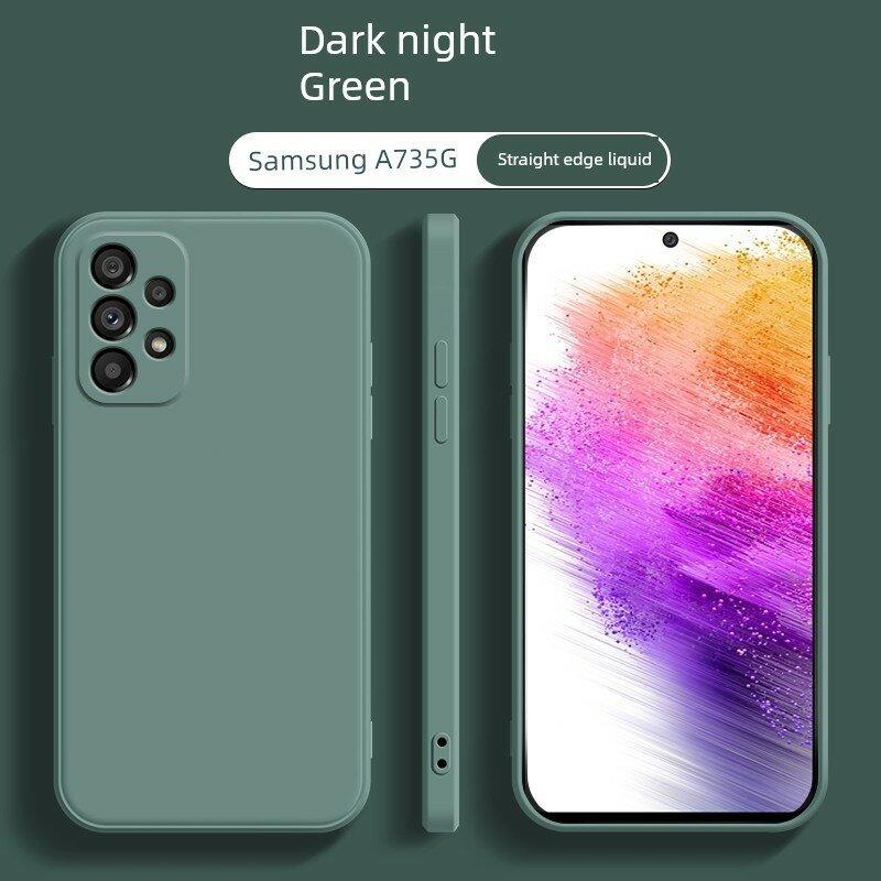 Силиконовый чехол для Samsung Galaxy A50, ночная зеленая