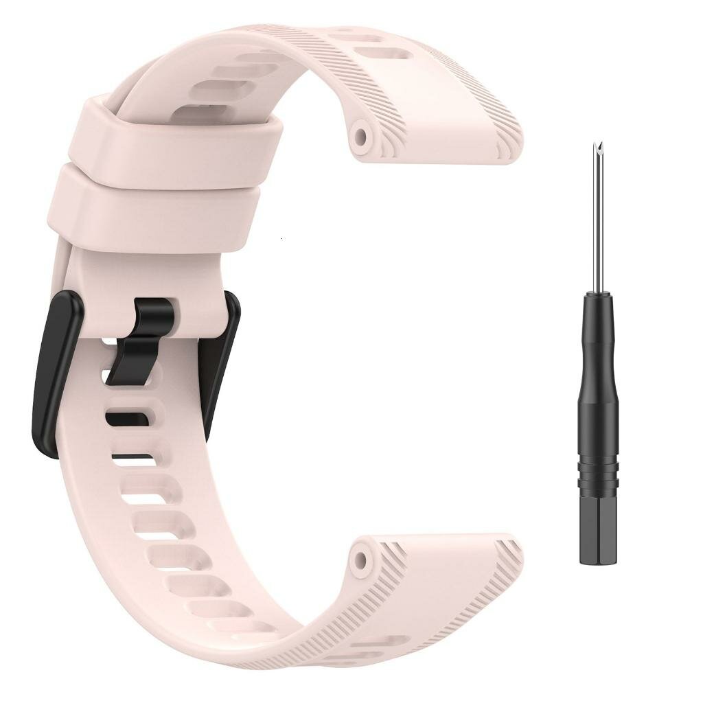 Силиконовый ремешок для Forerunner 965, песочно - розовый