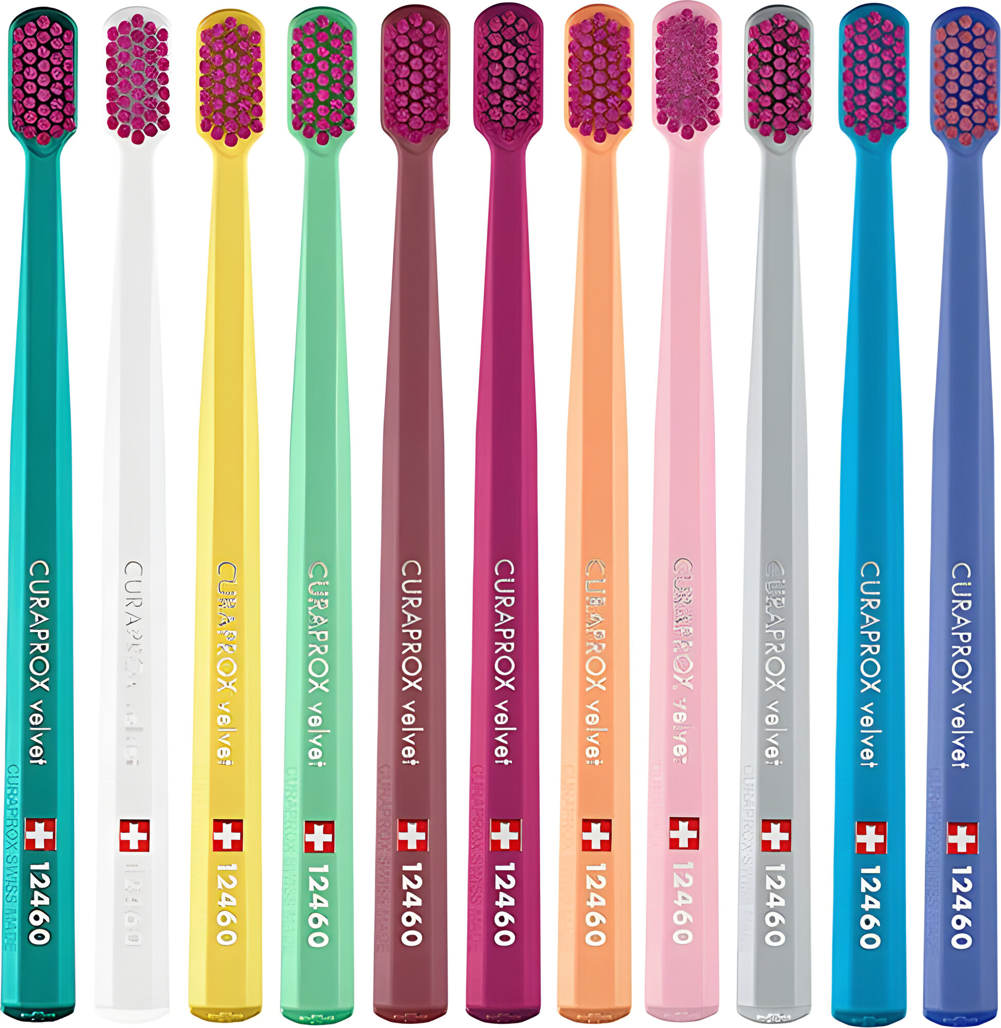 CURAPROX Зубная щетка CS12460 Velvet Mega Soft (цвет в асс.) (1 шт.) CS 12460 Velvet Mega Soft Toothbrush 200ml