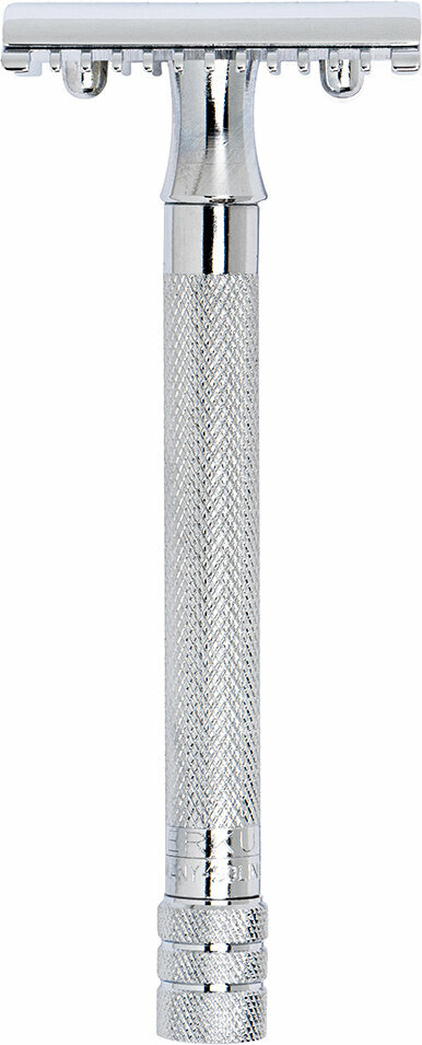 MERKUR Solingen Cтанок Т-образный для бритья 25C, глянцевое хромированное покрытие T-Shaped Shaving 25C Chrome
