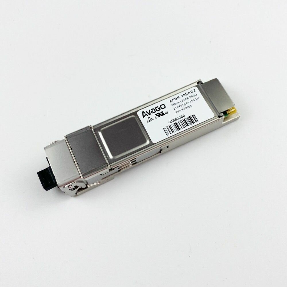 Трансивер Huawe* QSFP+ 850nm 9.8304 G 7.6dBm 2.4dBm 8.4dBm MPO MMF 0.1km AFBR-79EADZ (34060635)