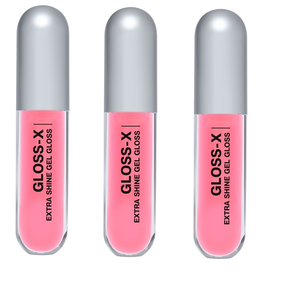 Гель-блеск для губ Influence Beauty Lip gel gloss "Gloss-X" тон 04 3шт