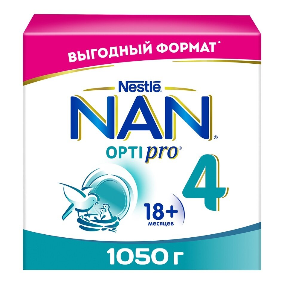 Nan 4 optipro с олигосахаридами 2fl и пробиотиками b lactis напиток молоч сухой 1050 гр