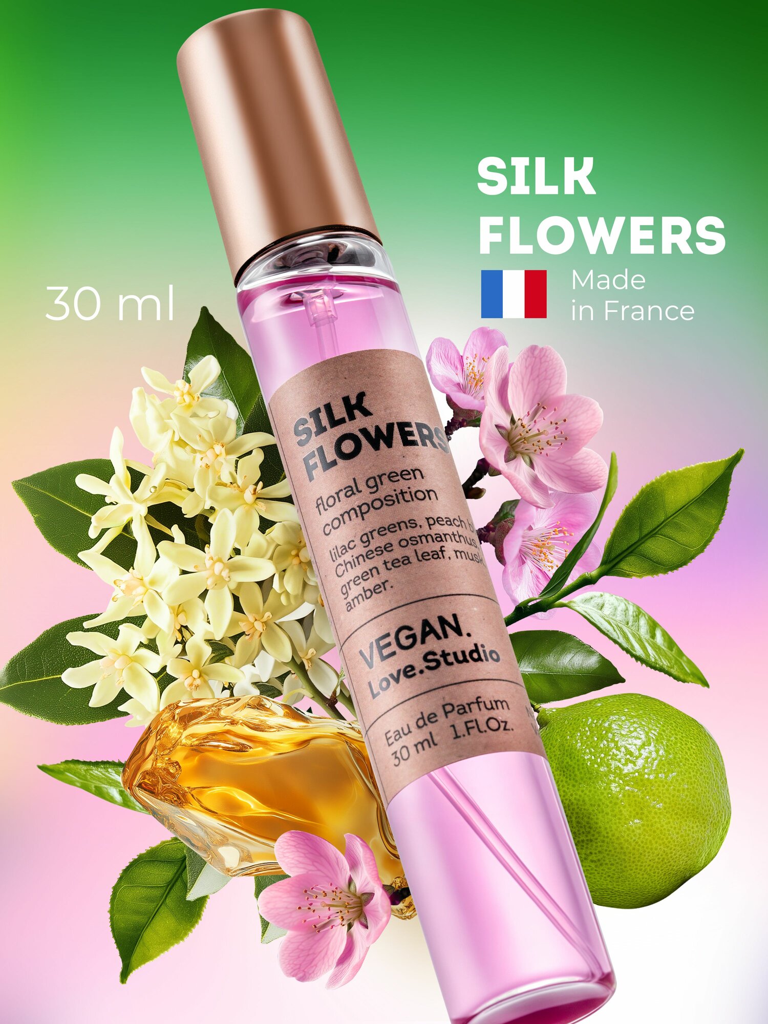 VEGAN Love Studio Парфюмерная вода Silk Flowers 30 мл