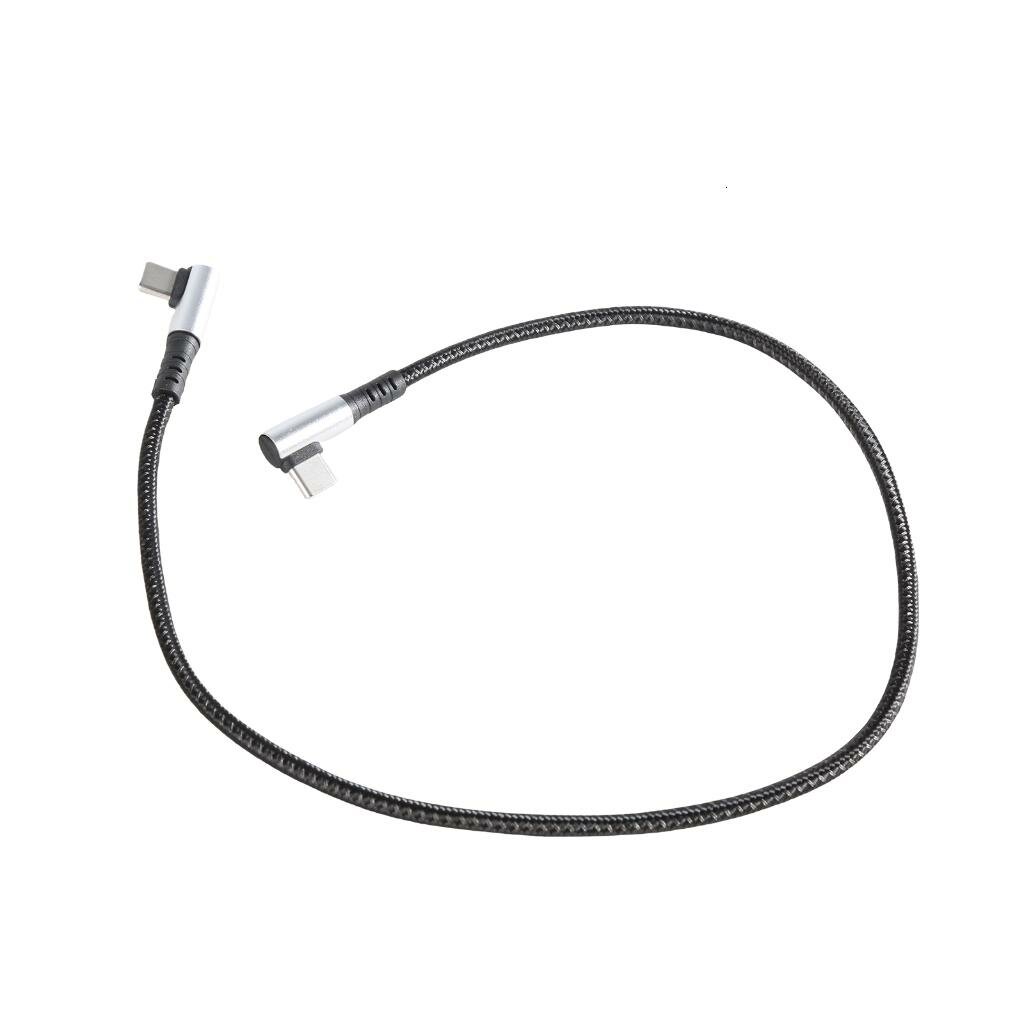 USB-C кабель 66 Вт, 0.5m - двойной локоть