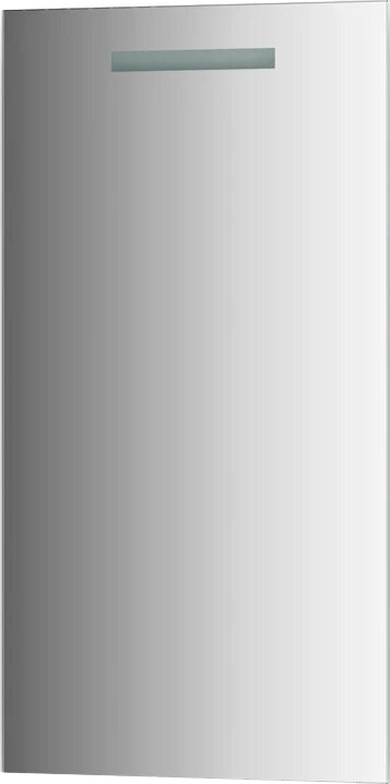 Зеркало Evoform Ledline BY 2100 40x75 со светодиодной подсветкой, 40 см, зеркало настенное в ванную