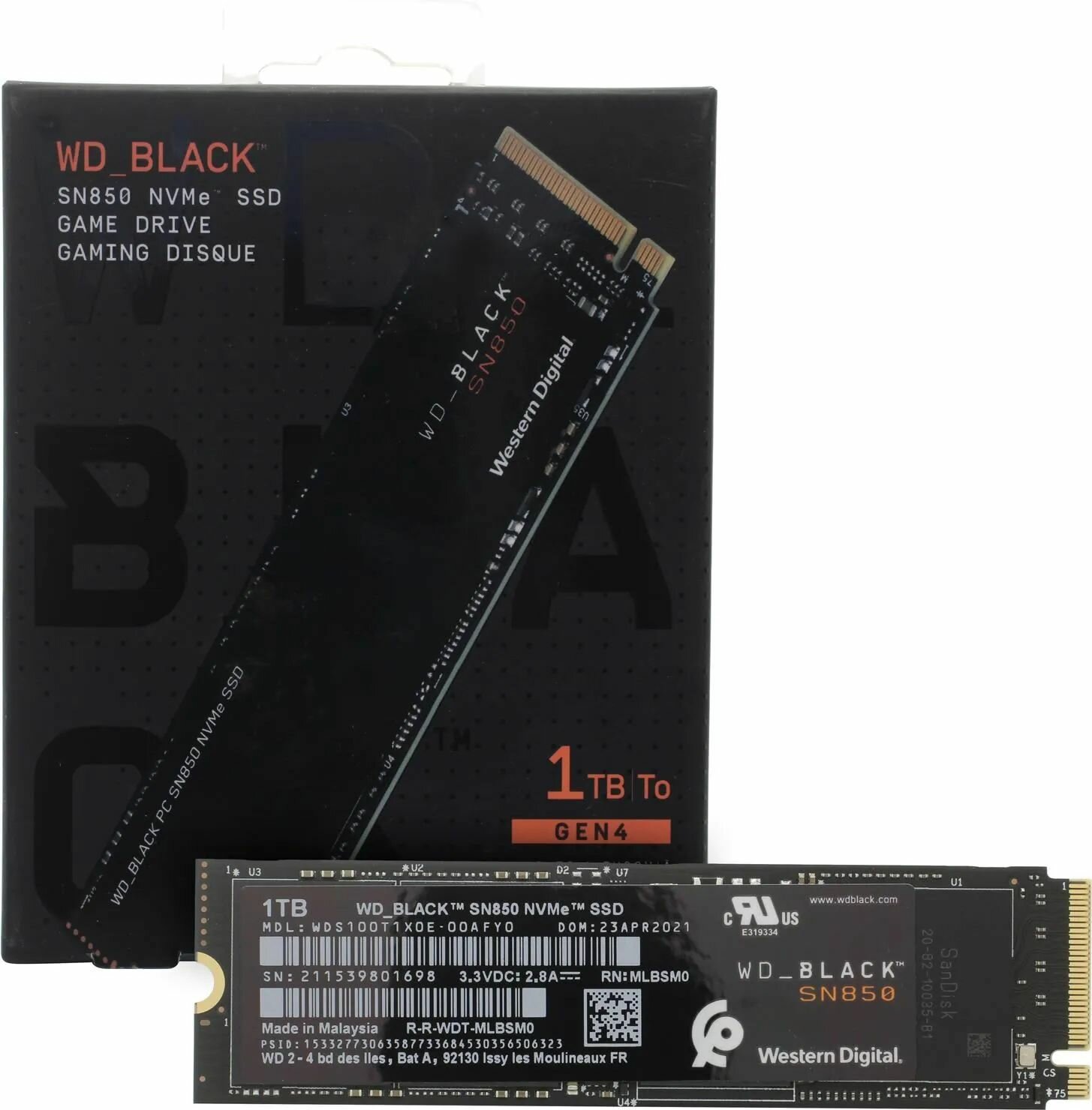 Western Digital 1 ТБ Внутренний SSD-диск (WDS100T3X0E)