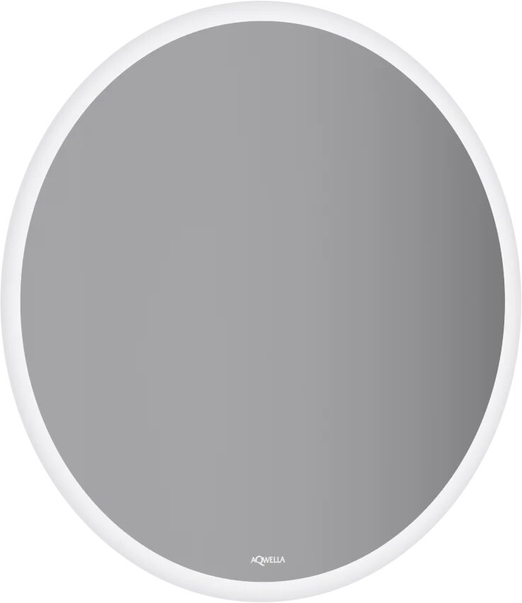 Зеркало круглое Aqwella Moon 60 со светодиодной подсветкой, с подогревом, 60 см, в современном стиле, зеркало настенное в ванную