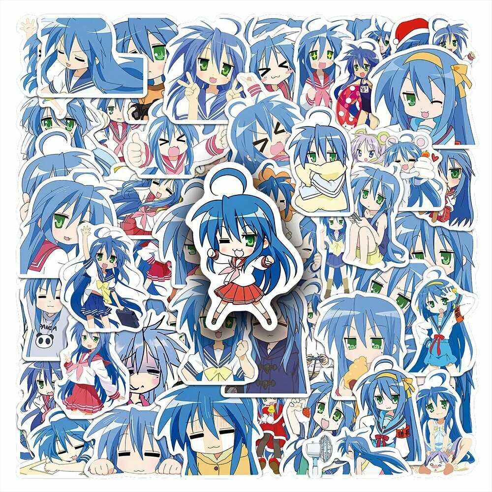 Наклейки Bandai Lucky Star, 10PCS