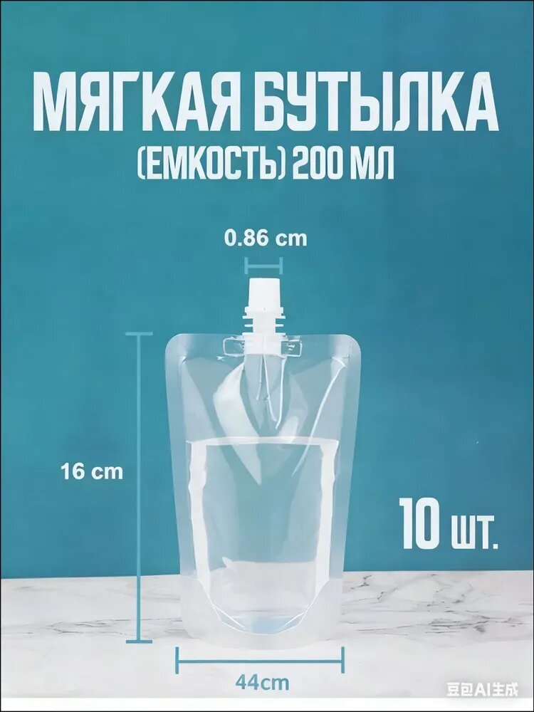 Дорожный набор флаконов , 10шт-200мл