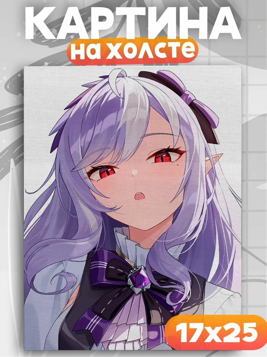 Картина на стену Zenless zone zero Вивиан zzz, на подрамнике, 1шт, 25х17 размер.