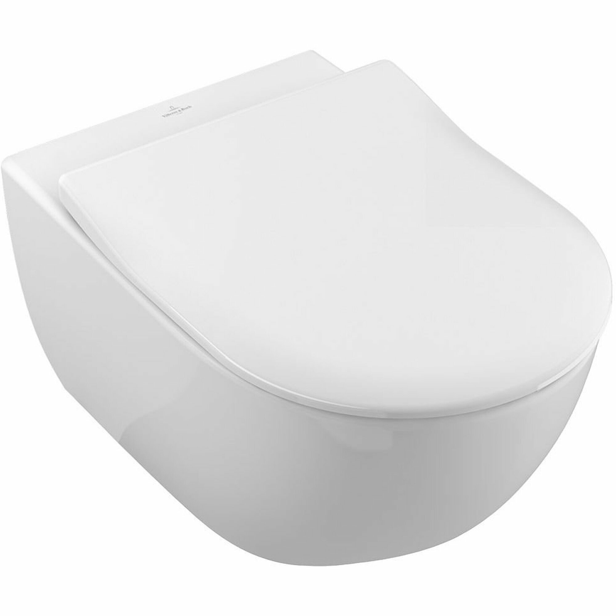 Унитаз Villeroy and Boch (Виллерой энд Боч) Subway 2.0 безободковый альпийский белый (с сидушкой и без бачка) 5614R201