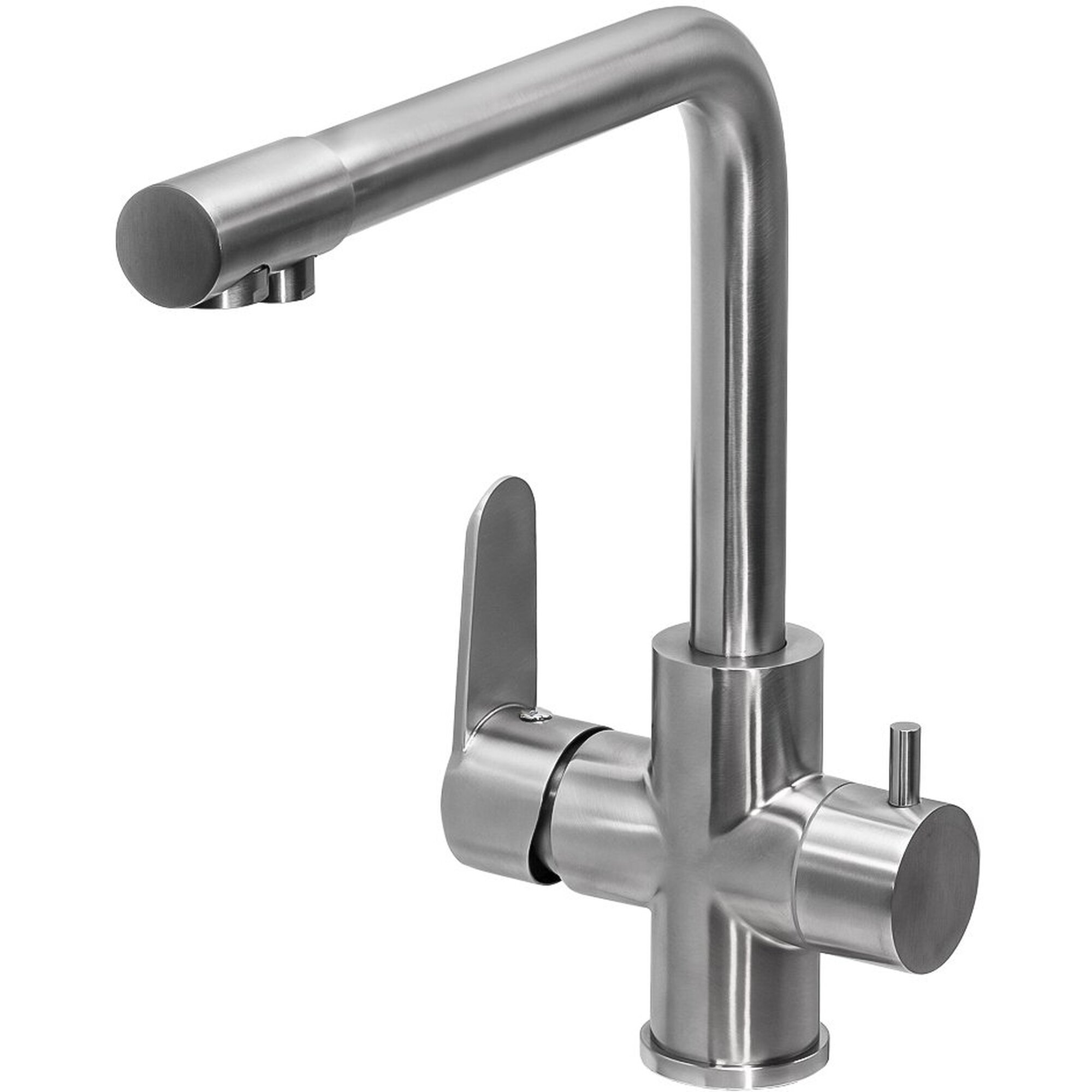 Смеситель для кухни ПСМ-Профсан (Profan) Steel PSM-300-22 с подключением фильтр тип см-моцба нержавеющая сталь