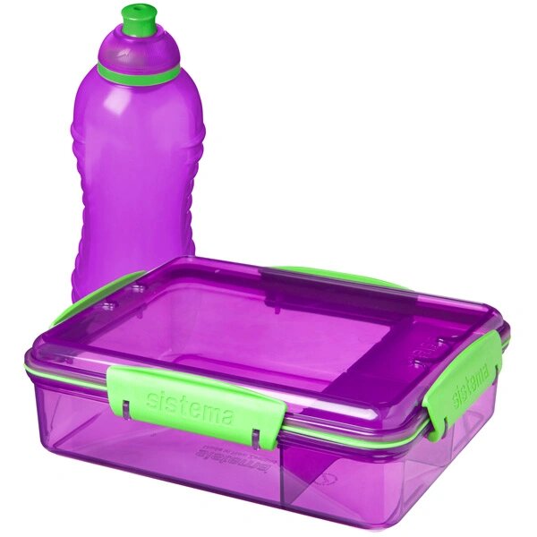 Набор контейнеров Sistema Lunch Pack 975мл Violet (41575)