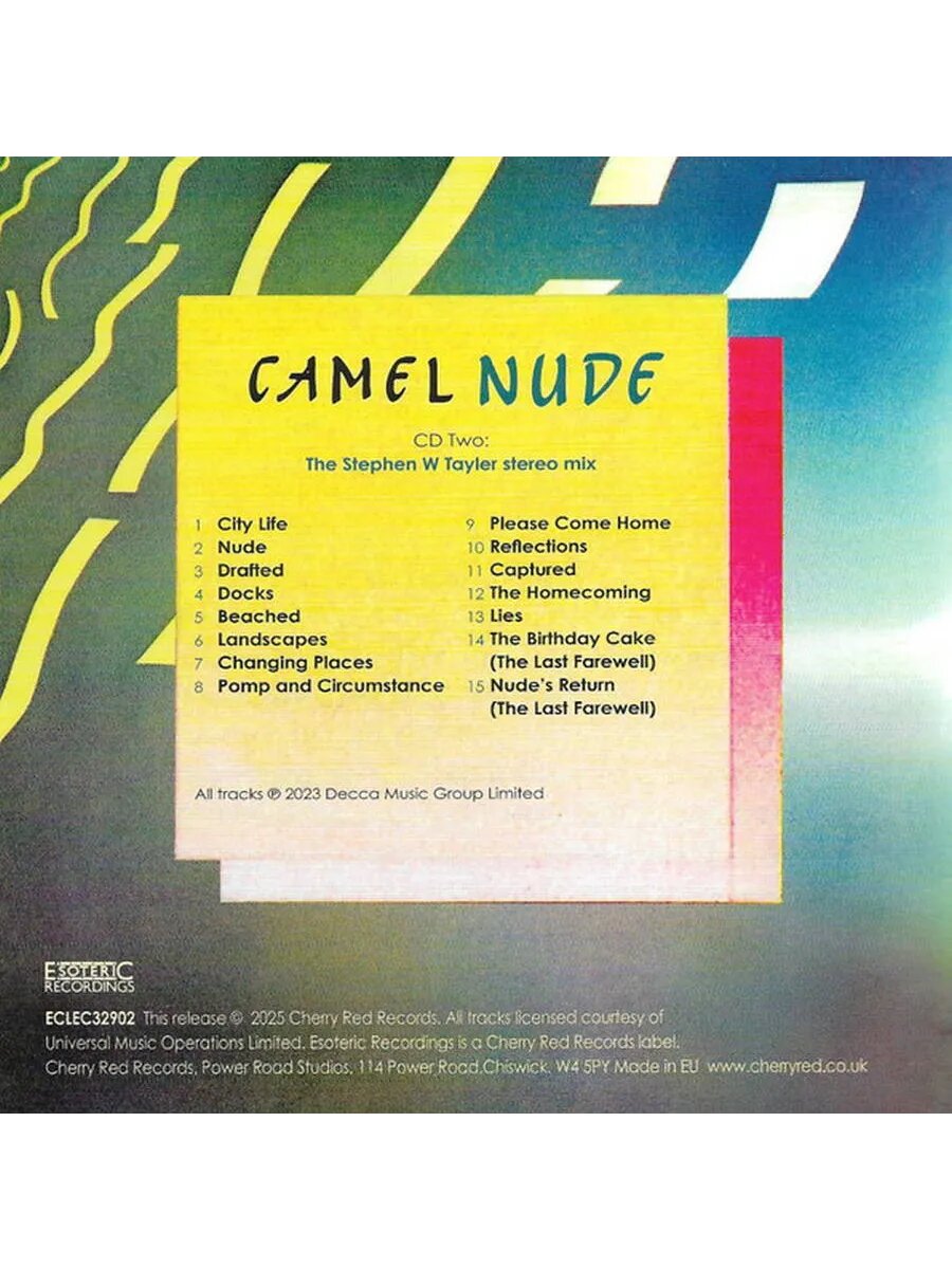 Camel - Nude (2LP+BD box) — фото 1