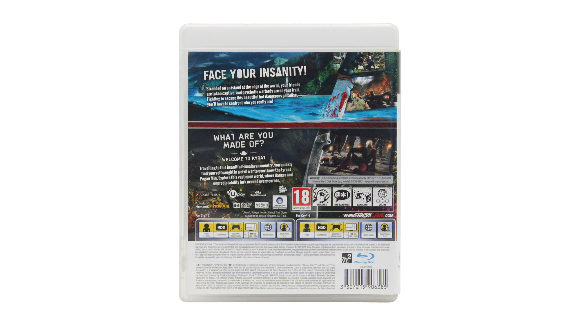Far Cry 3 + Far Cry 4 (PS3) — фото 1