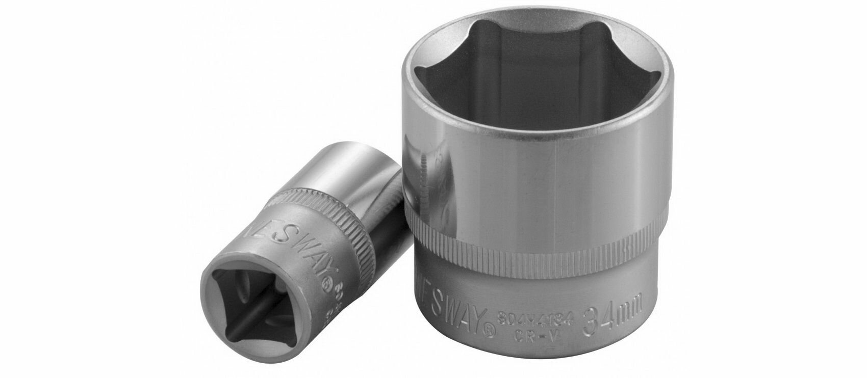 Головка 17 мм 6-гранная 1/2DR короткая JONNESWAY S04H4117