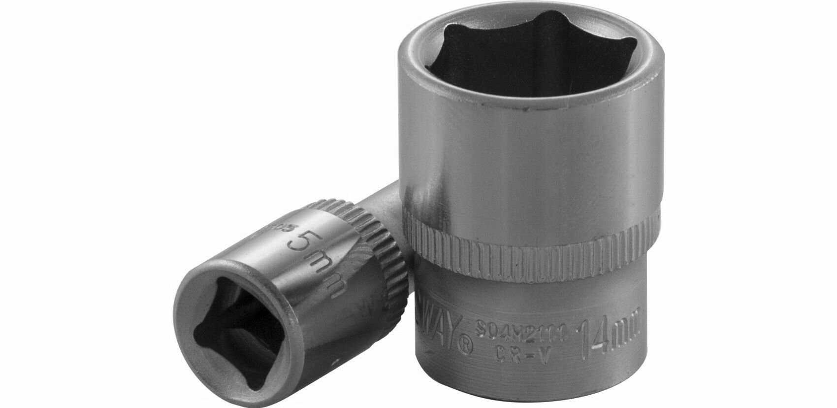 Головка 8 мм 6-гранная 1/4DR короткая JONNESWAY S04H2108