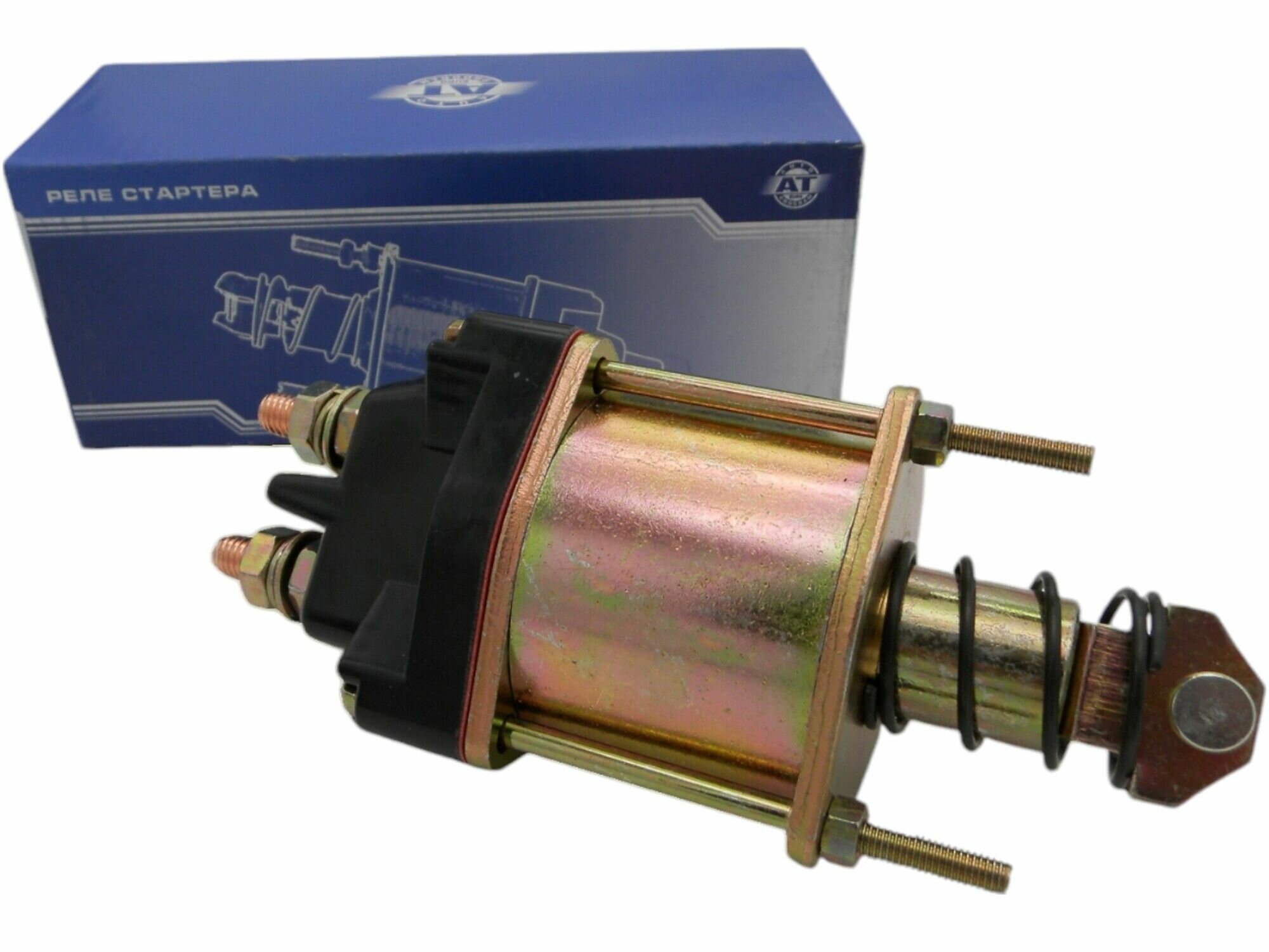 Реле стартера VAZ 2101 2102 82- 2103 2106 87- 2105 2104 2107 92- Auto Technologies Group AT 3708805-00