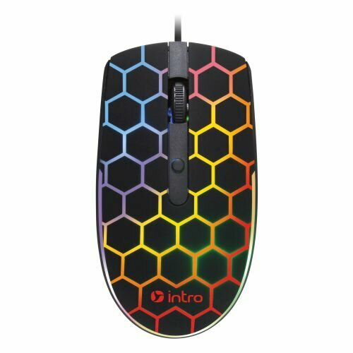 Мышь MG278 игровая проводная 800-3600dpi черн. Intro Б0060196