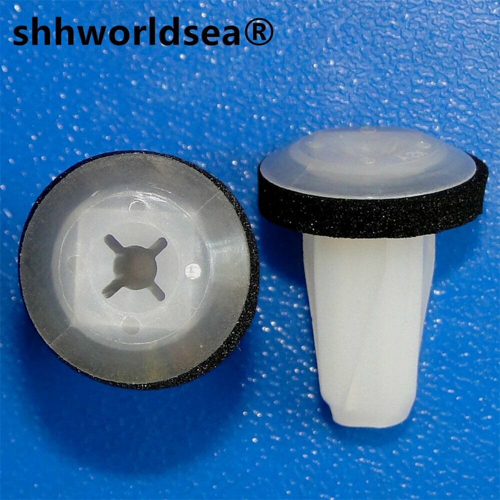 Shhworldsea 100pcs Автомобильные пластиковые зажимы передние и задние двери, зажимы для 100pcs