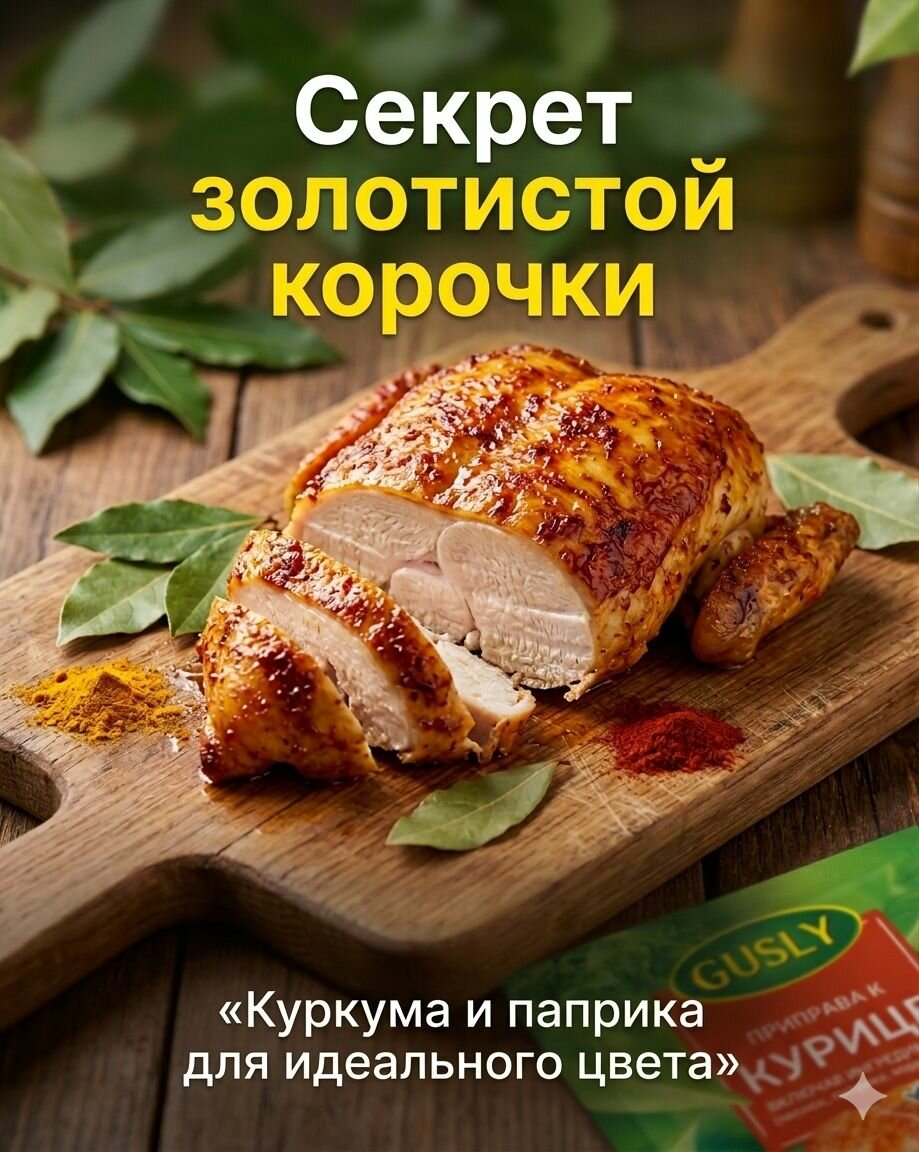 Приправа для курицы Gusly, — фото 1