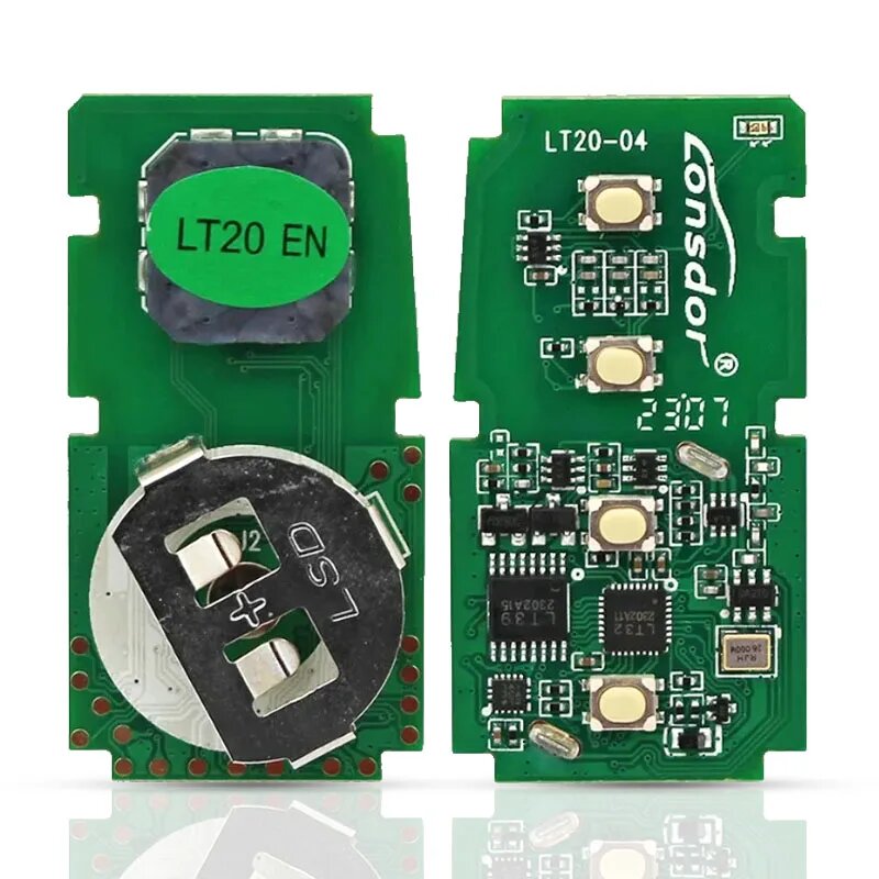 Умный ключ-пульт Lonsdor LT20 для Toyota, Lexus, Subaru с чипами 8A, 4D, A433, F433, LT20 04 PCB