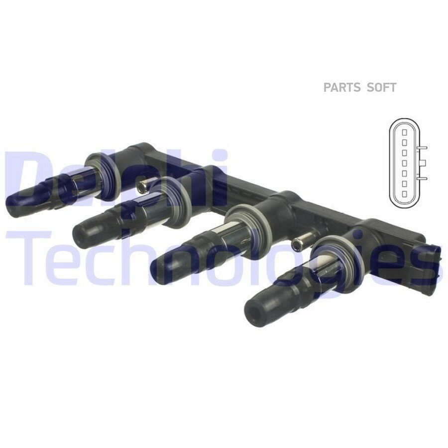 DELPHI CE01840-12B1A Катушка зажигания