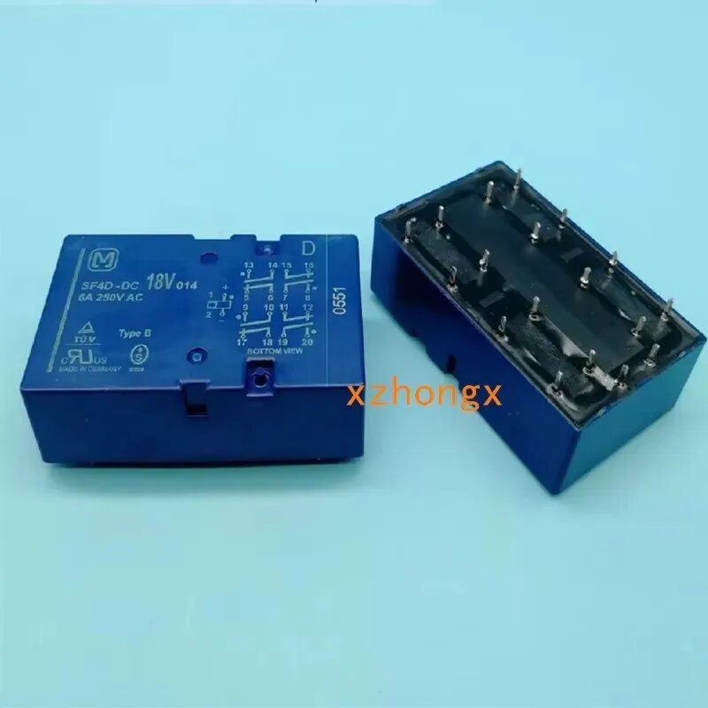 Реле xzhongx SF4-DC18V 250В