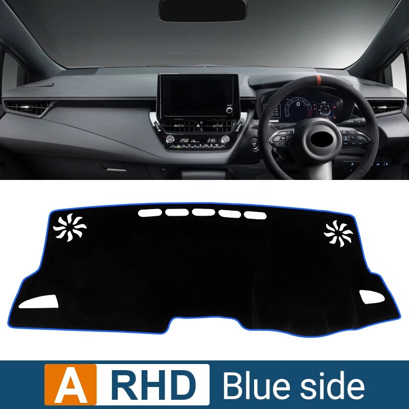 Солнцезащитный Чехол На Приборную Панель Для Toyota Corolla E210 2019-2026, A Blue Side RHD