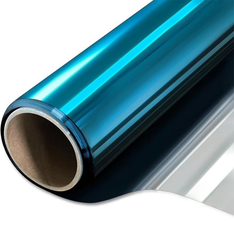 Оконная пленка зеркальная Blue Silver 55x100cm