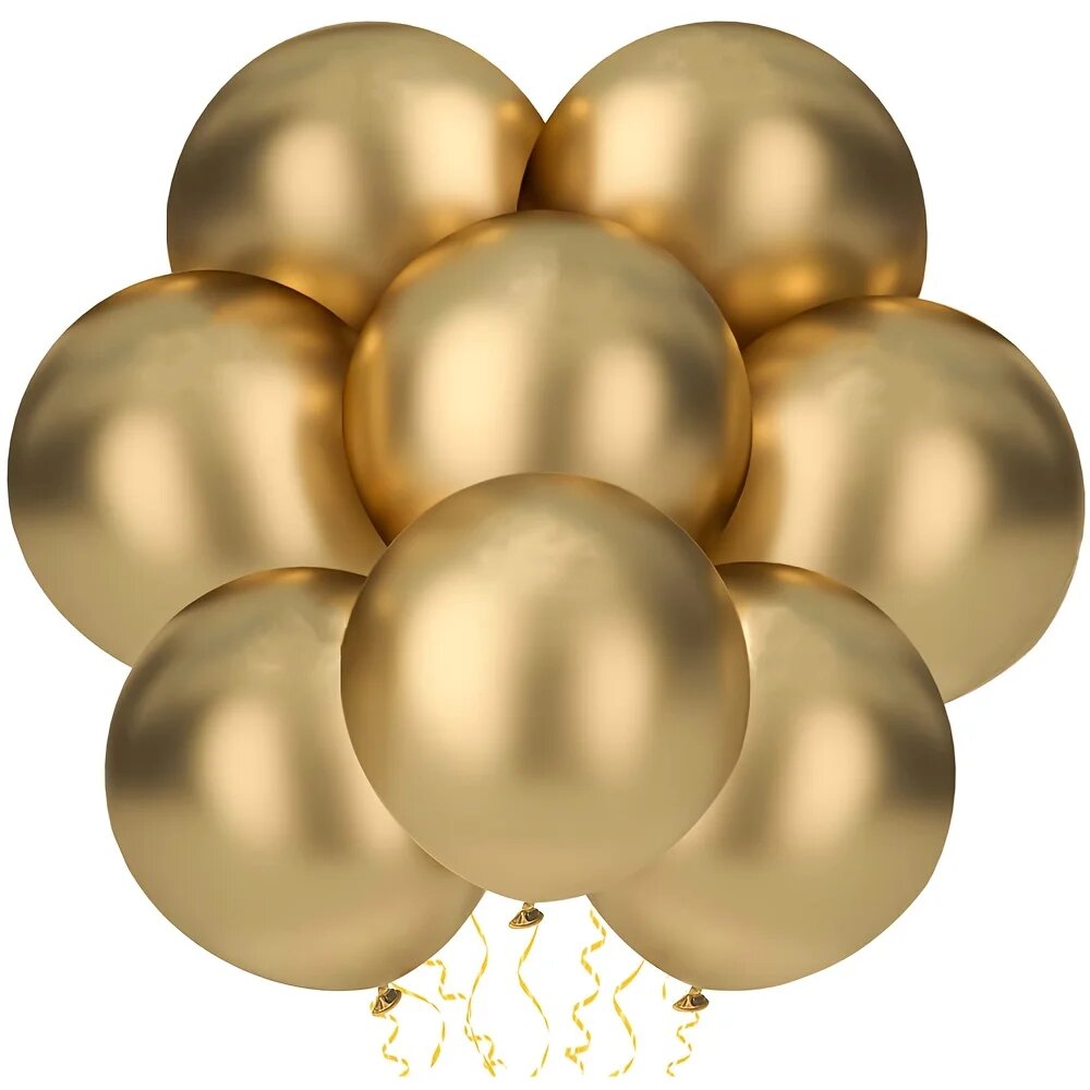 5 упаковок металлических латексных шаров 18 дюймов XHLFCJ 5pcs 18inch gold