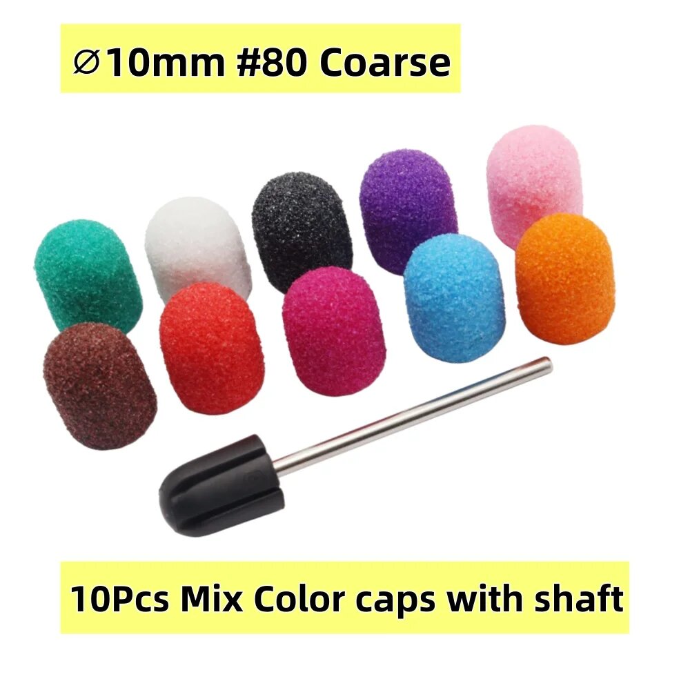 Насадки для фрезера Easy Nail для маникюра и педикюра 10mm 80Grit