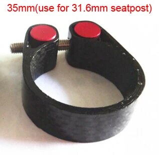 Зажим для подседельного штыря 35mm, углеволокно