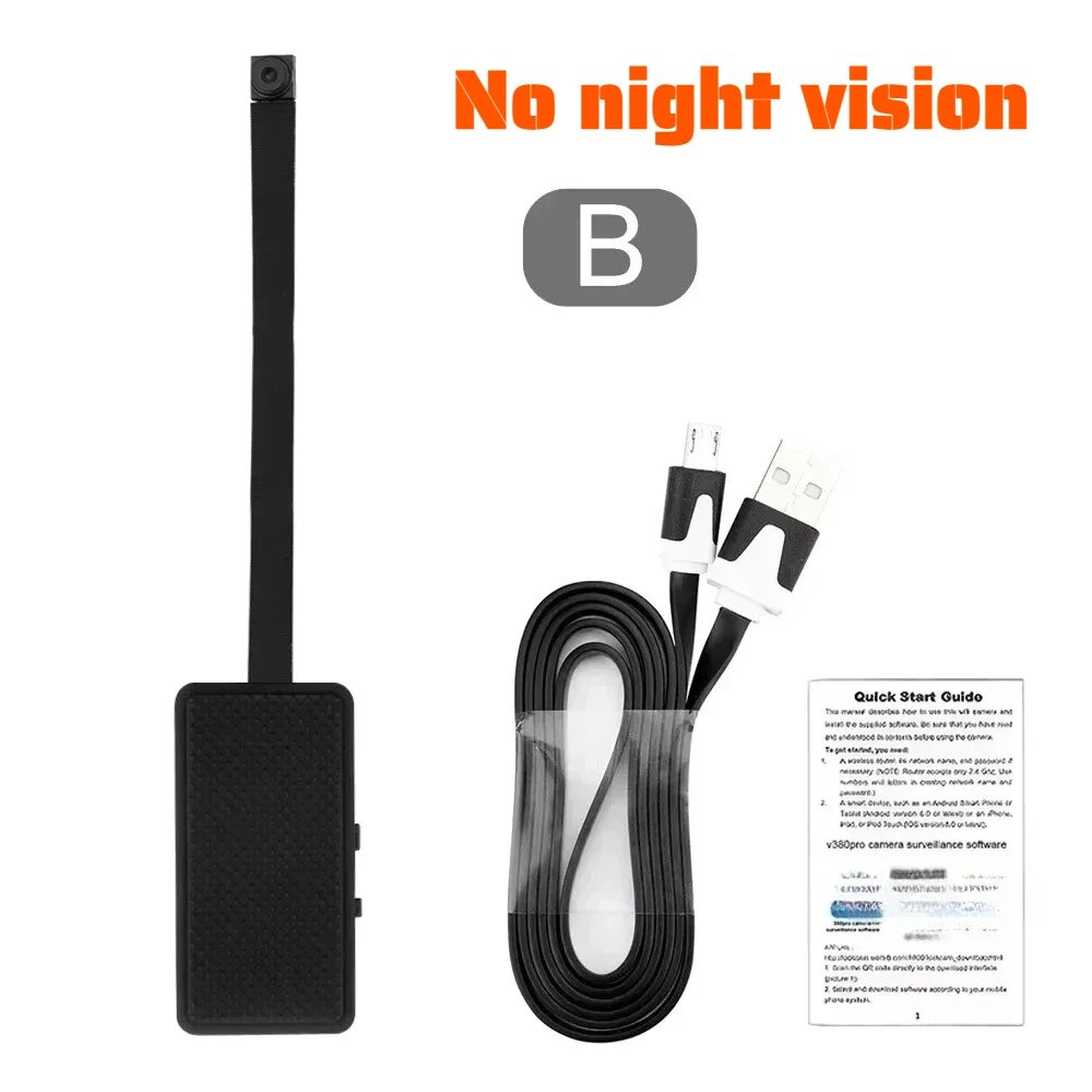AEVYVKV Мини-видеокамера 1080P WiFi B Only camera