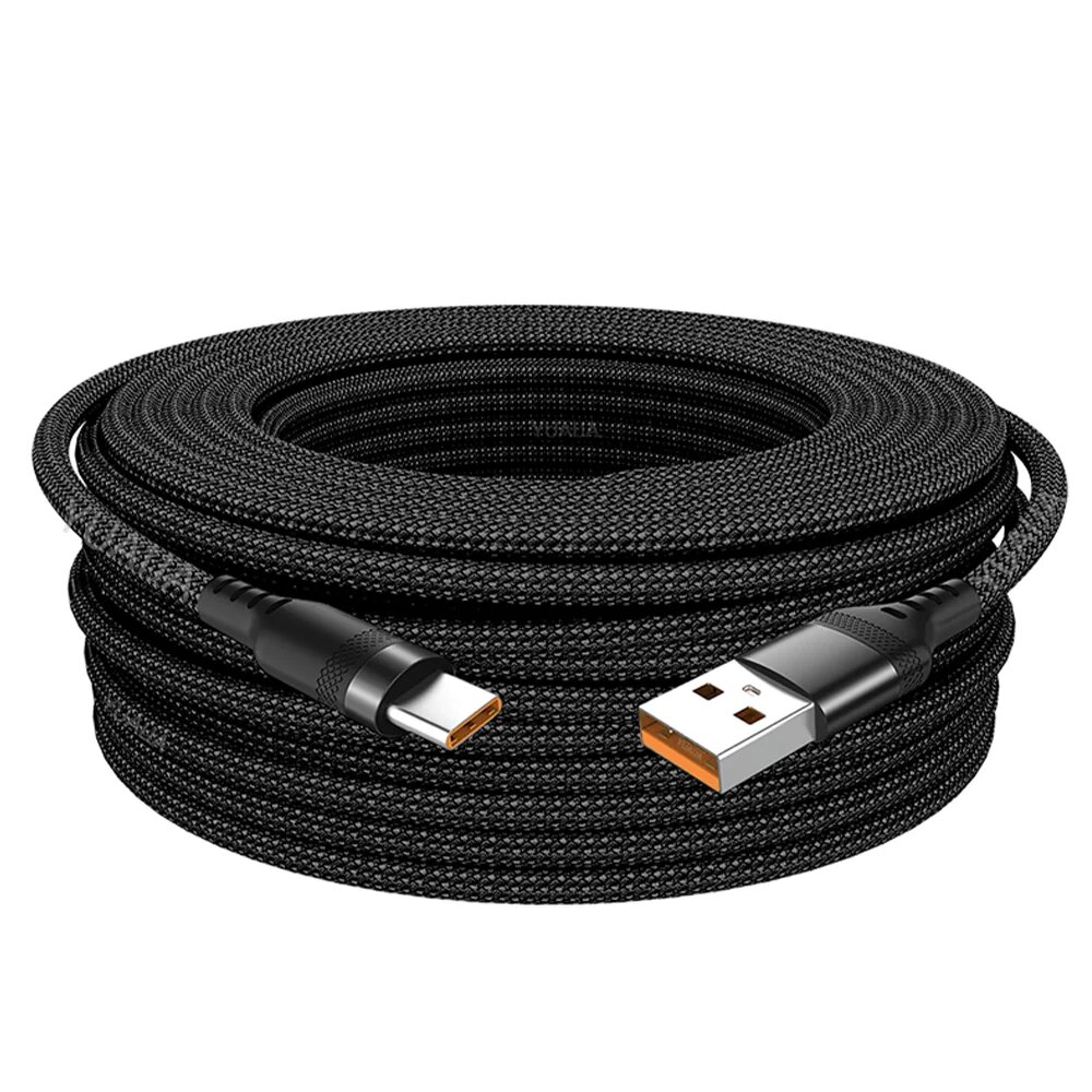 Сверхбыстрый Кабель USB A-C Для Зарядки И Передачи Данных С Поддержкой PD Для iPhone 15/16 Max Pro, Samsung, Xiaomi