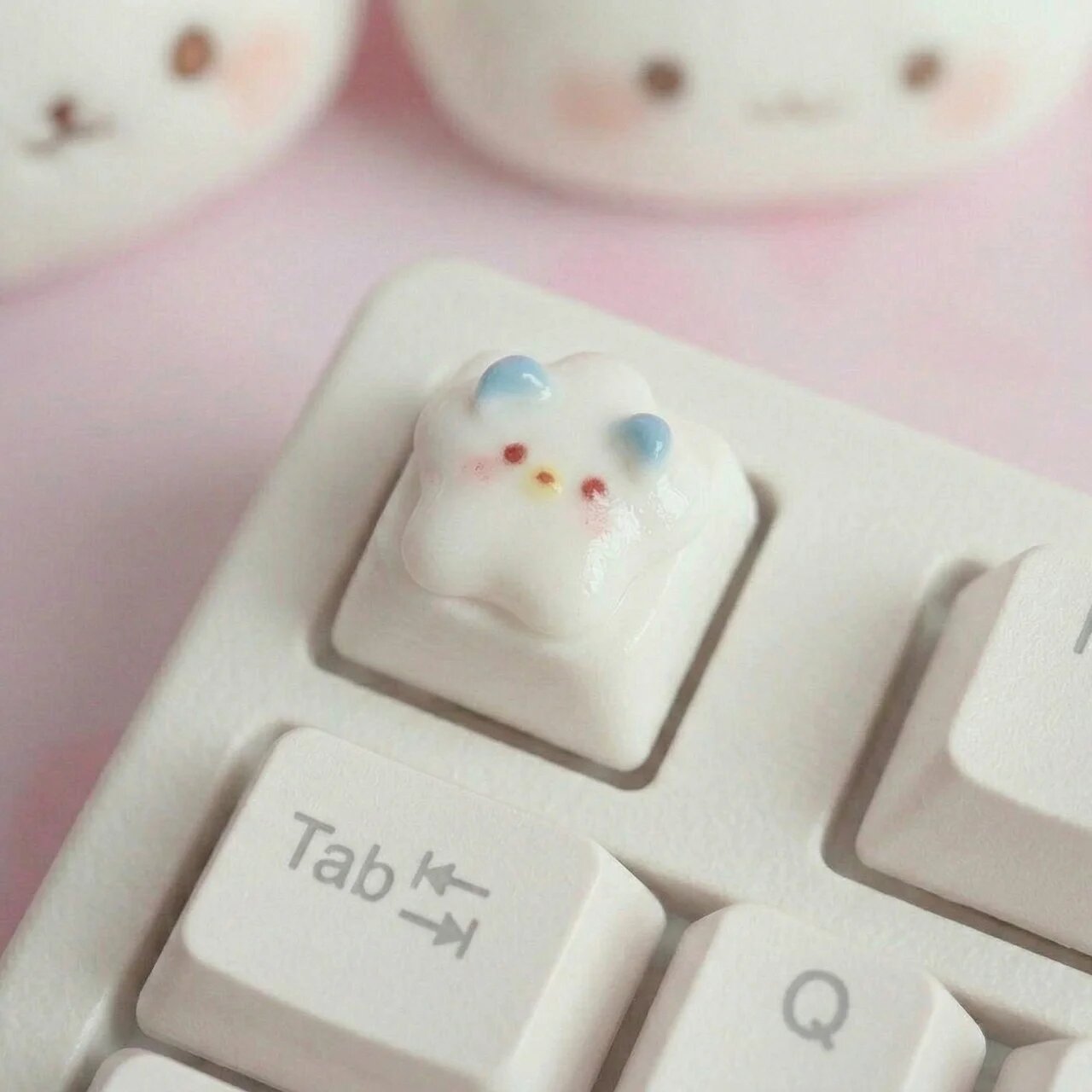 Синий кролик Keycap для механической клавиатуры