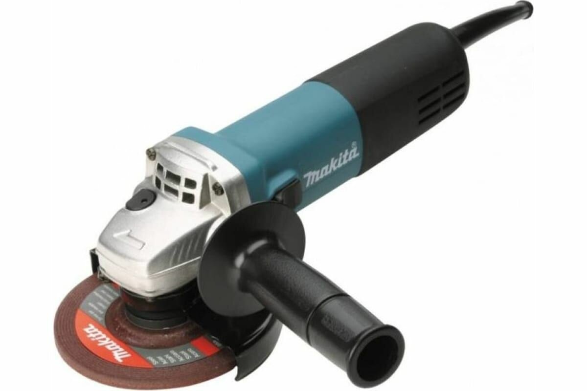 Угловая шлифовальная машина Makita 125 мм, 840 Вт, 11000 об/мин, плавный пуск, функция антирестарта 9558HNR