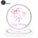 Гирлянда с бантами PartiesTour Розовый, 9inch plate